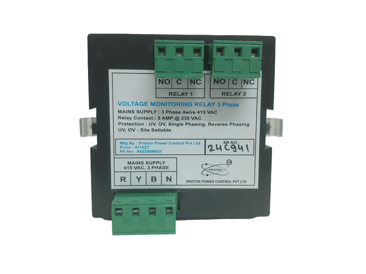 Three Phase Voltage Monitoring Relay-VMRD3P – Pulstronix Three Phase Voltage Monitoring Relay-VMRD3P – Pulstronix